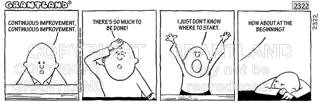 Continuous Quality Improvement Cartoon